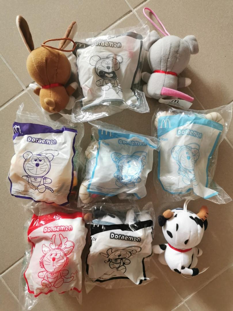 $3 each McDonald's Doraemon zodiac collection, Hobbies & Toys, Toys ...