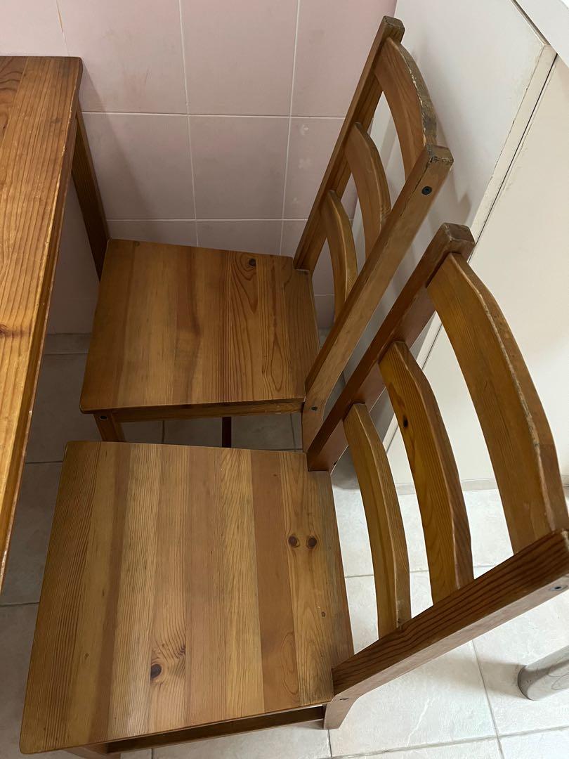 4 pax dining table, Furniture & Home Living, Furniture, Tables & Sets ...