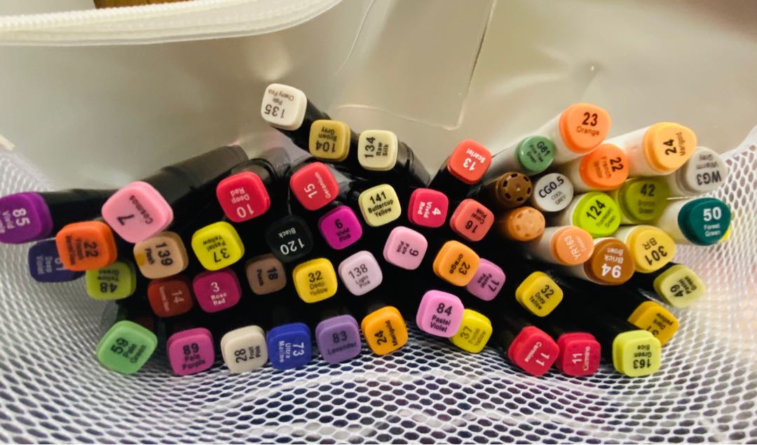 55 Warm Tone Touch Three Markers, Hobbies & Toys, Stationery & Craft ...