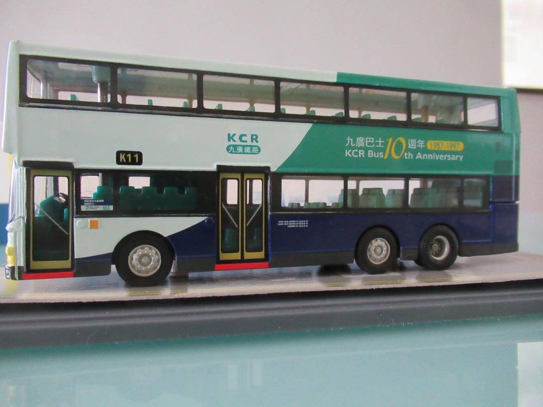 巴士模型 1:76 KCRC Leyland Olympian 11m, 車隊#222, 車牌 EV 4633, 路線 K11, 証書 ...
