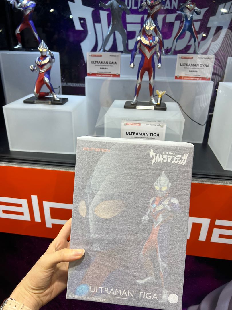 現貨 全新未開封 迪加 Alphamax 絕動究體 Ultraman Tiga, 興趣及遊戲, 玩具 & 遊戲類 - Carousell