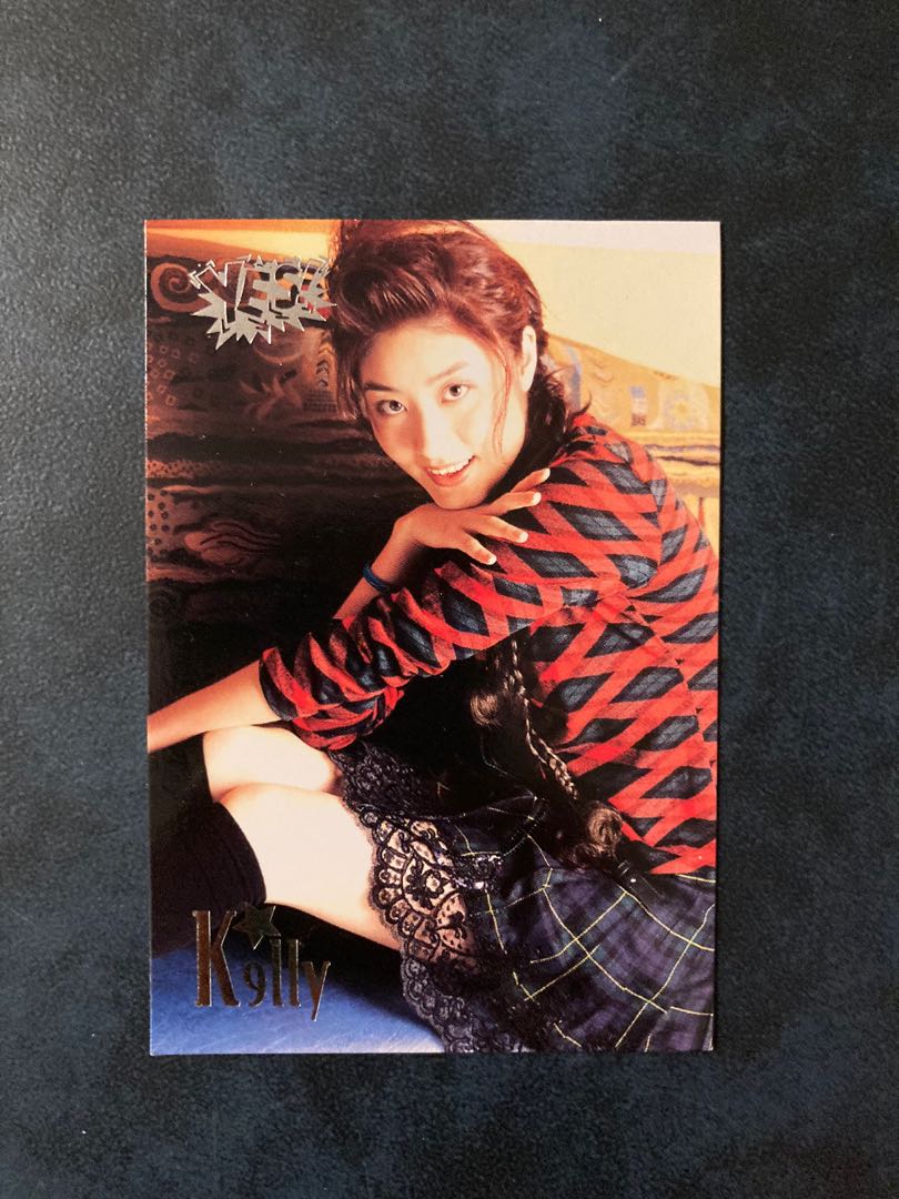 經典絕版 罕有 Yes Card 陳慧琳 Kelly Chen 燙金卡 燙金咭 特別卡 特別咭 閃卡 閃咭 Yes卡 Yes 咭 童年回憶 舊 ...