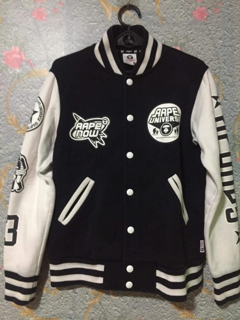 AAPE BY BAPE UNIVERSITY VARSITY, Men's Fashion, Coats, Jackets and ...