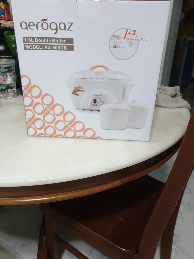 Aerogaz Double Boiler 1.6L AZ 509DB, TV & Home Appliances, Kitchen Appliances, Other Kitchen ...