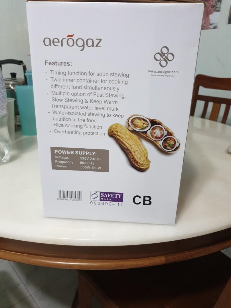 Aerogaz Double Boiler 1.6L AZ 509DB, TV & Home Appliances, Kitchen Appliances, Other Kitchen ...