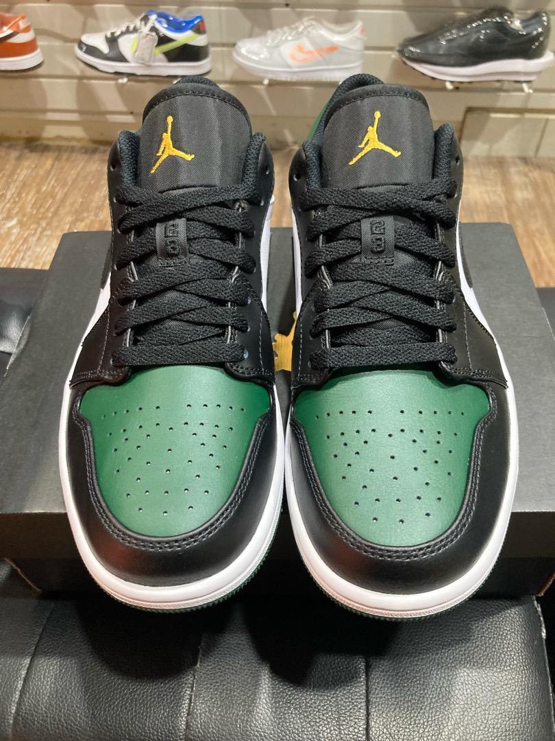 AIR JORDAN 1 LOW GREEN TOE, 男裝, 鞋, 波鞋 - Carousell