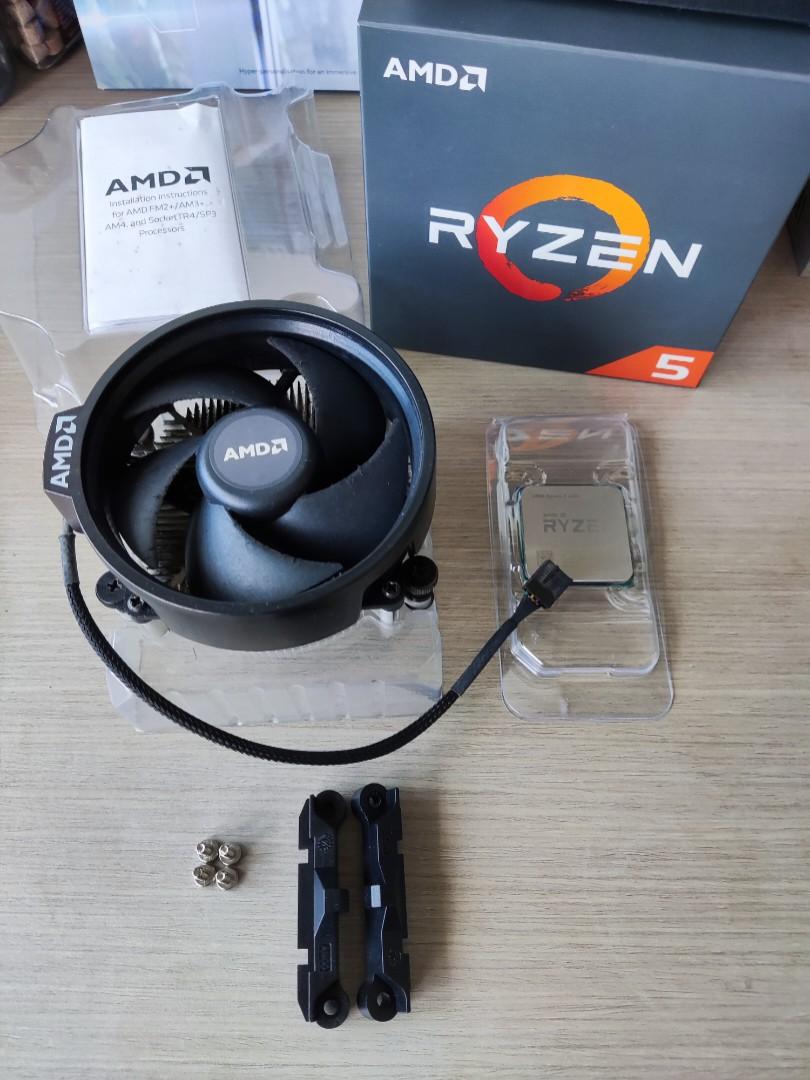 AMD Ryzen 5 2600 + Wraith Stealth Cooler, Computers & Tech, Parts ...