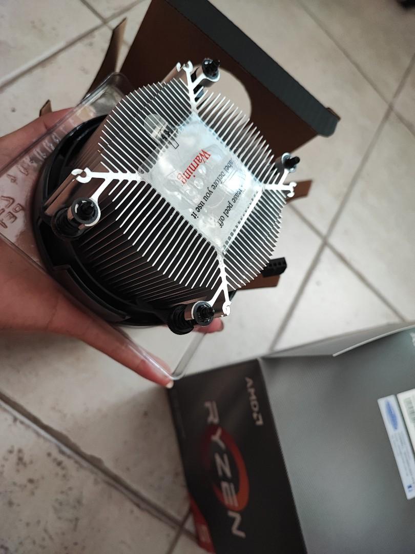 AMD Ryzen 5 stock fan cooler, Computers & Tech, Parts & Accessories ...