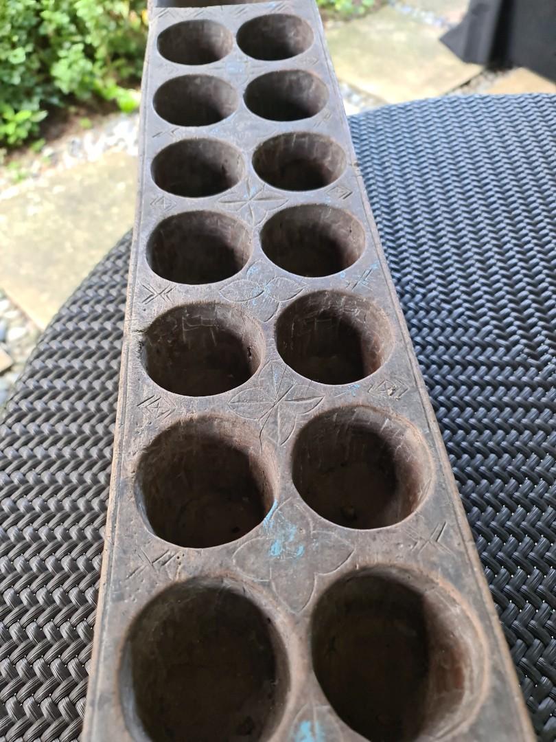 RARE Antique 50 year old CongKak Very Solid and Very Heavy. Large ...