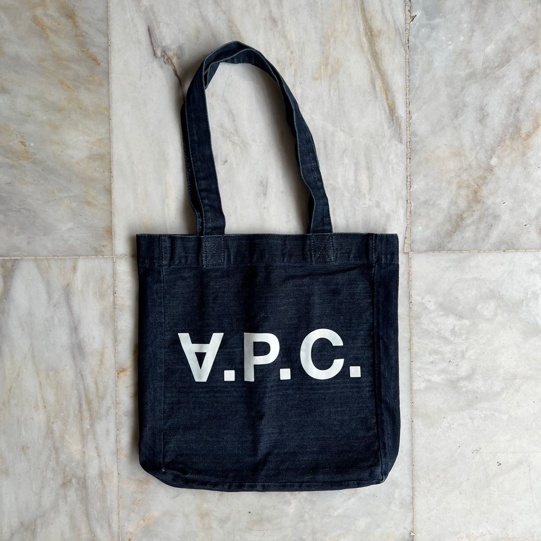 APC Denim Tote Bag, Women's Fashion, Bags & Wallets, Tote Bags on Carousell