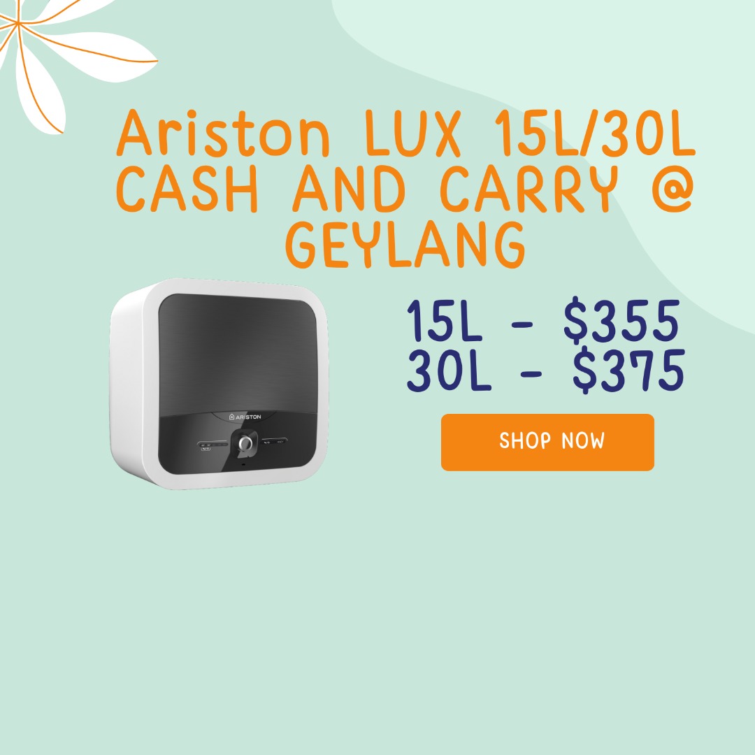 ARISTON LUX 15L / 30L, Furniture & Home Living, Bathroom & Kitchen ...