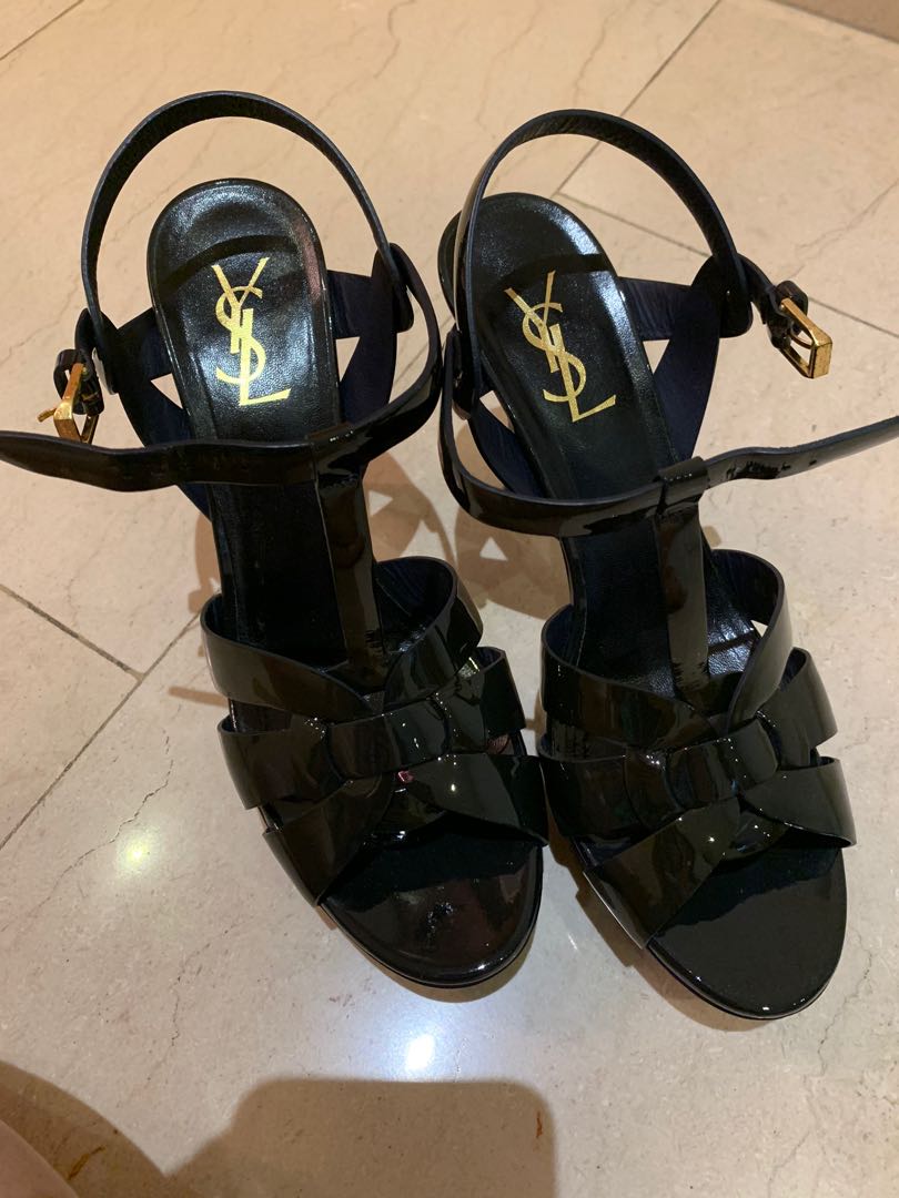 AUTHENTIC YSL TRIBUTE PLATFORM 105MM, Women's Fashion, Footwear, Heels ...