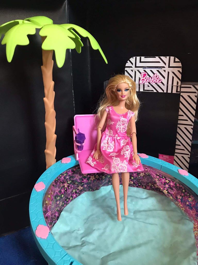 barbie original SWIMMING POOL, Hobbies & Toys, Toys & Games on Carousell