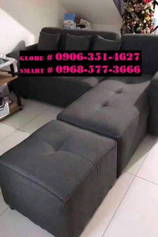 beds double deck L - SHAPE SOFA SET stock 105, Furniture & Home Living ...