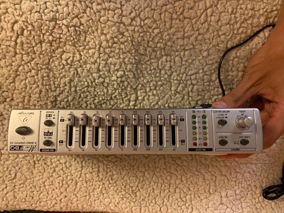 Behringer FBQ800 Equalizer, Audio, Other Audio Equipment on Carousell