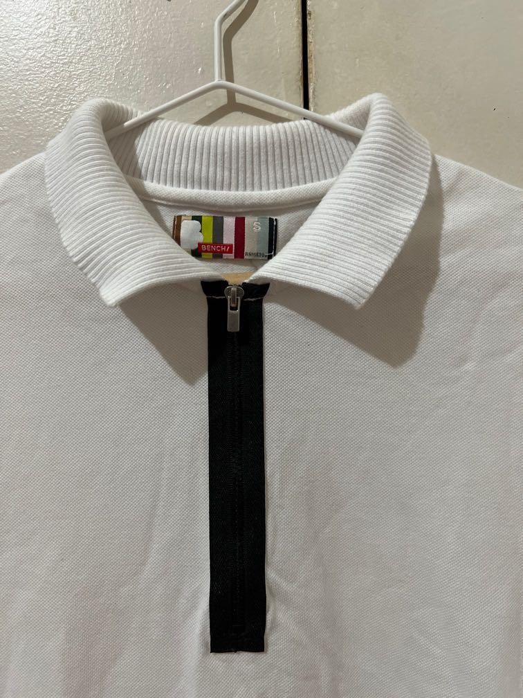 Bench White Polo Shirt, Men's Fashion, Tops & Sets, Tshirts & Polo ...