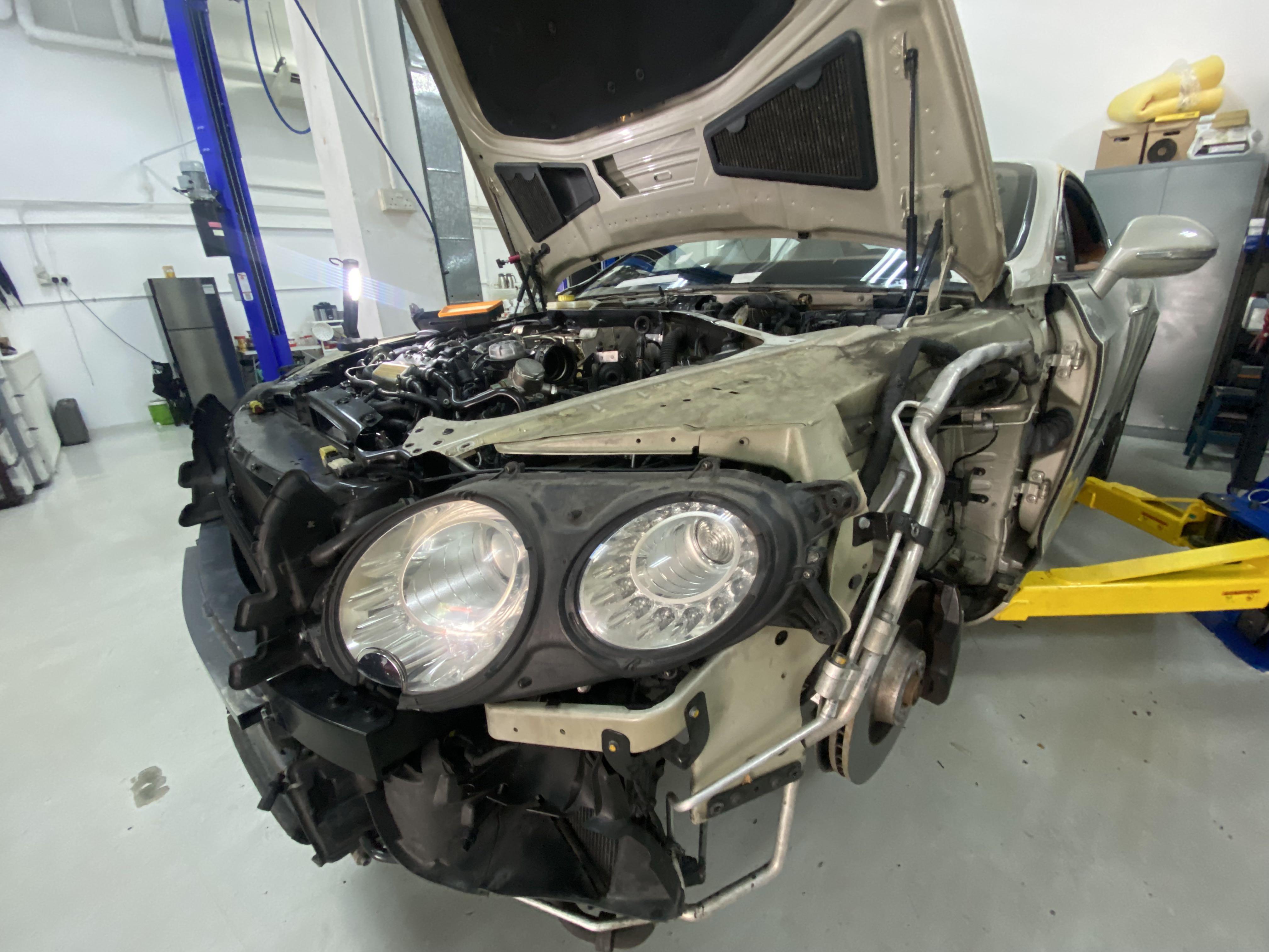 Bentley Major Maintenance Job Bentley Air suspension Bentley Air ...