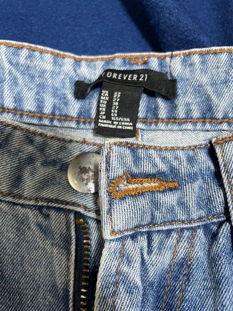 Blue Denim slightly Ripped Jeans, Women's Fashion, Bottoms, Jeans ...