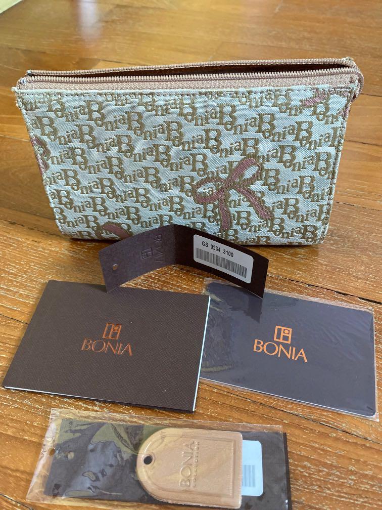Bonia logo ribbon pouch, Women's Fashion, Bags & Wallets, Purses ...