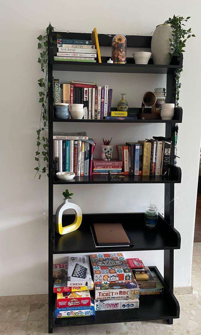Book Shelf - solid teak wood, Furniture & Home Living, Furniture ...