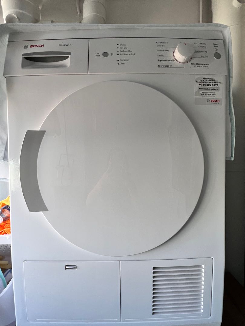 Bosch Condenser Dryer 7kg, TV & Home Appliances, Washing Machines and ...