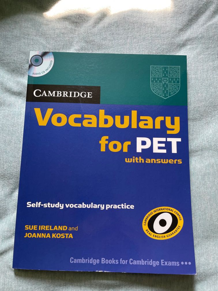 Cambridge Vocabulary for PET, 興趣及遊戲, 書本 & 文具, 教科書 - Carousell