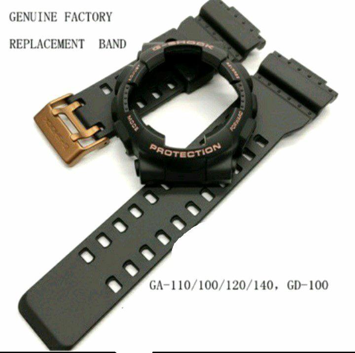 CASIO G-SHOCK Replacement Strap GA110/100/120/130/140, Men's Fashion ...