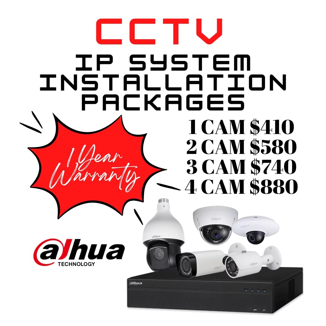 DAHUA CCTV Installation - Security Camera Packages for Homes / Offices ...