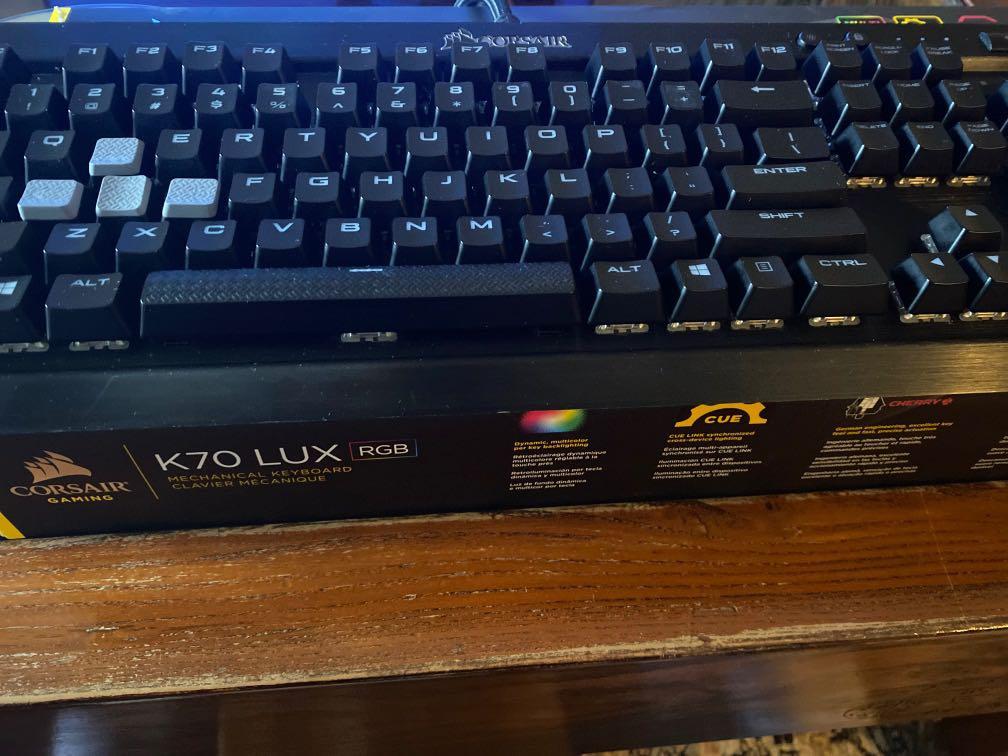 Corsair K70 Lux RGB Gaming Keyboard, Computers & Tech, Parts ...