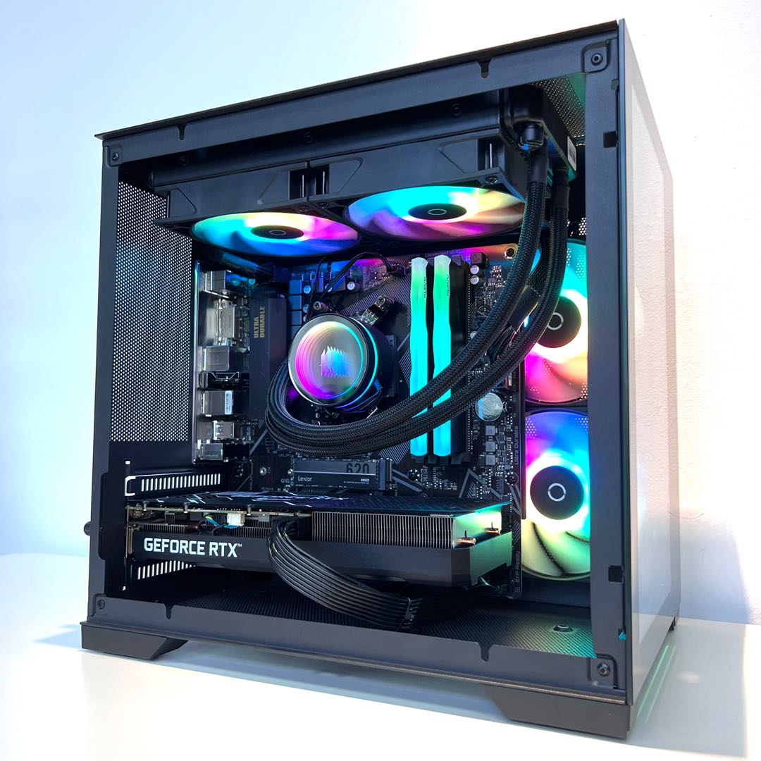 TESSERACT (Intel) i5-12400F & RTX 3060 Custom PC, Gaming Desktop CPU ...