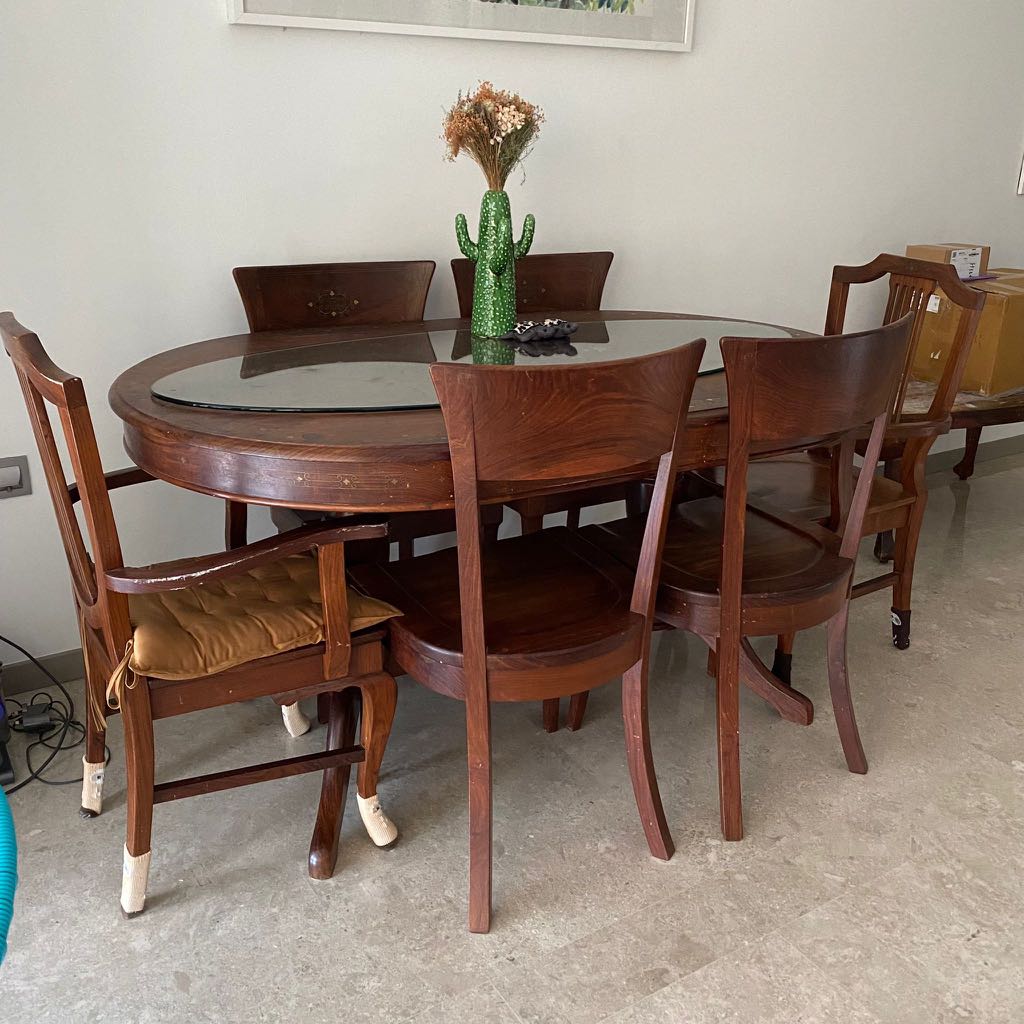 Dining Table plus coffee table, Furniture & Home Living, Furniture ...