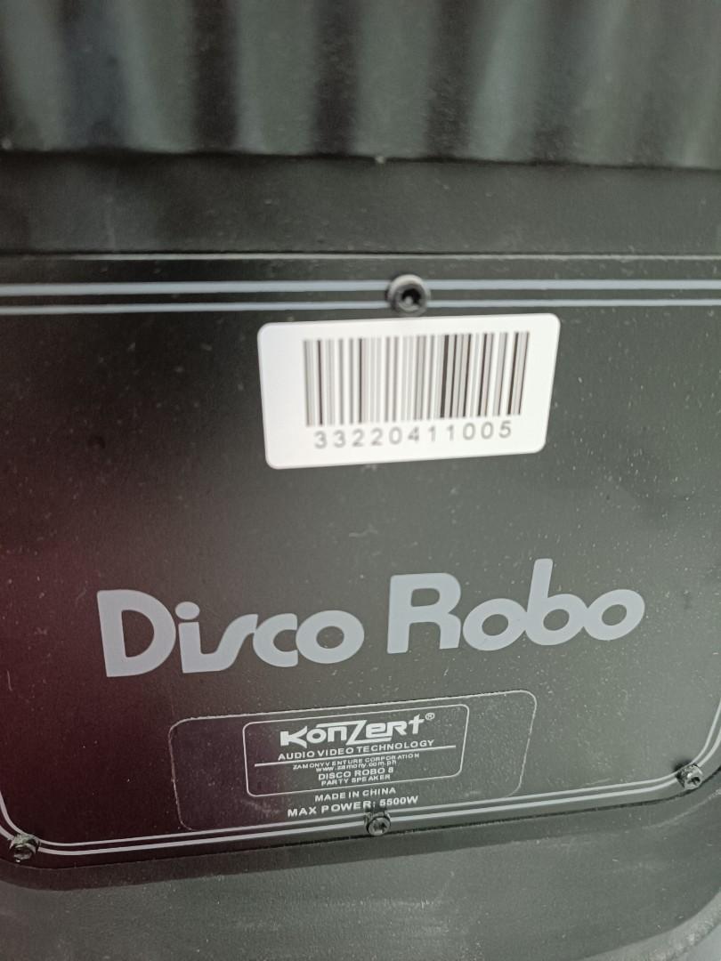 Disco Robo 8 Portable Party Speaker, Audio, Soundbars, Speakers ...