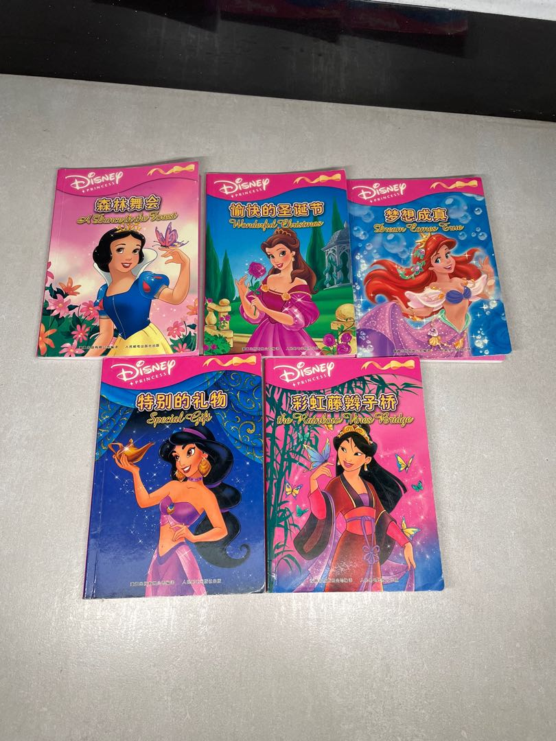 Disney Princess storybooks (English & Chinese), Hobbies & Toys, Books ...