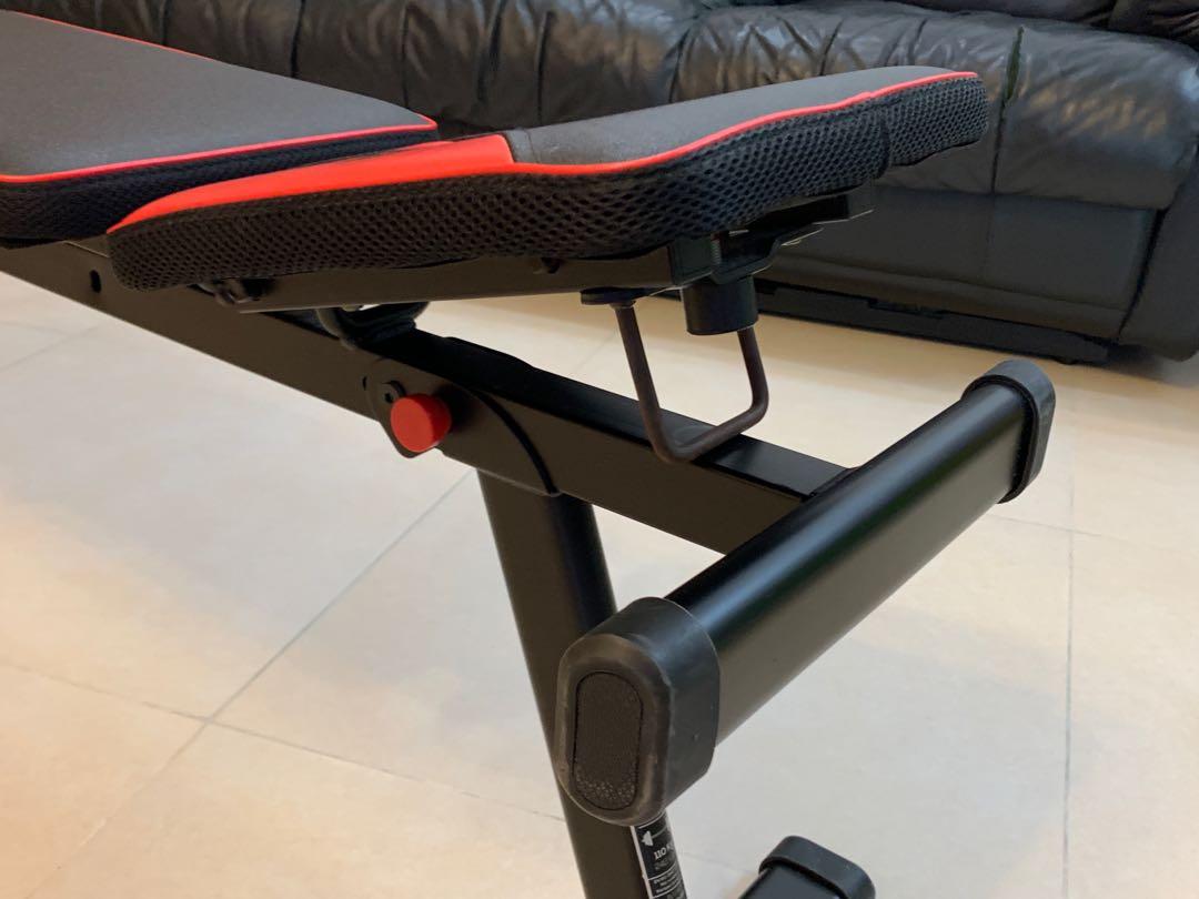Decathlon 健身椅 可摺 Domyos 500, Folding Adjustable Weight Bench, 運動產品, 運動與 ...