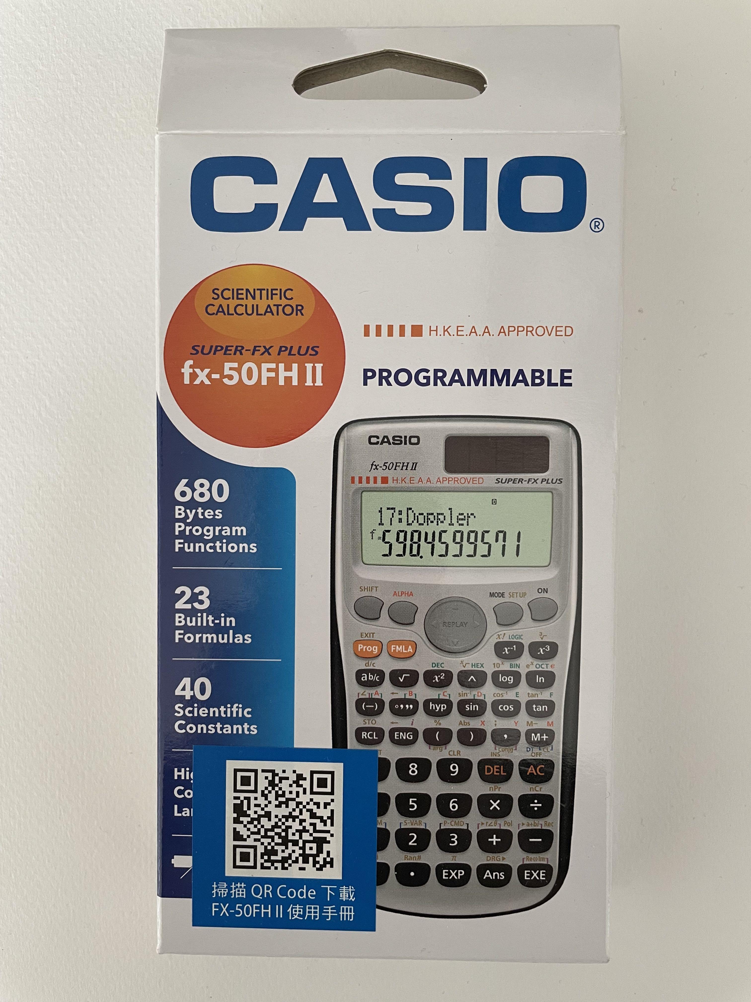 DSE / IB 計算機 CASIO FX-50fh II, 電腦＆科技, 商務用科技產品 - Carousell