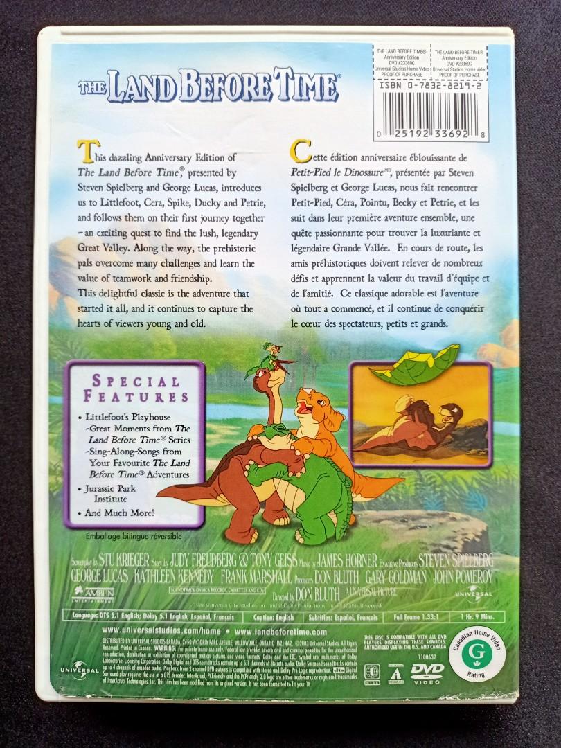 DVD The Land Before Time, Hobbies & Toys, Music & Media, CDs & DVDs on ...