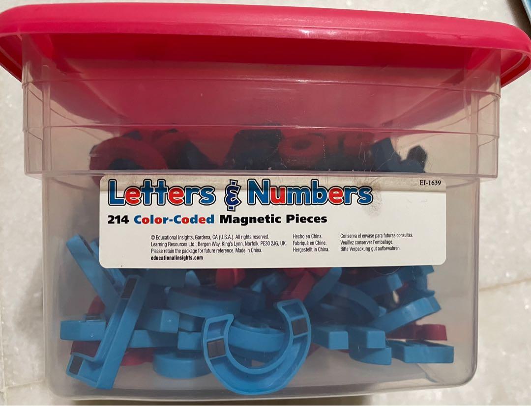 Educational Insights 1638 Multicolored Alphamagnets and Mathmagnets ...