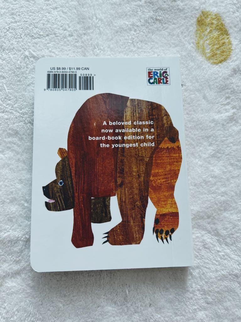 Eric Carle Brown Bear, Brown Bear, what do you see?, 興趣及遊戲, 書本 & 文具 ...