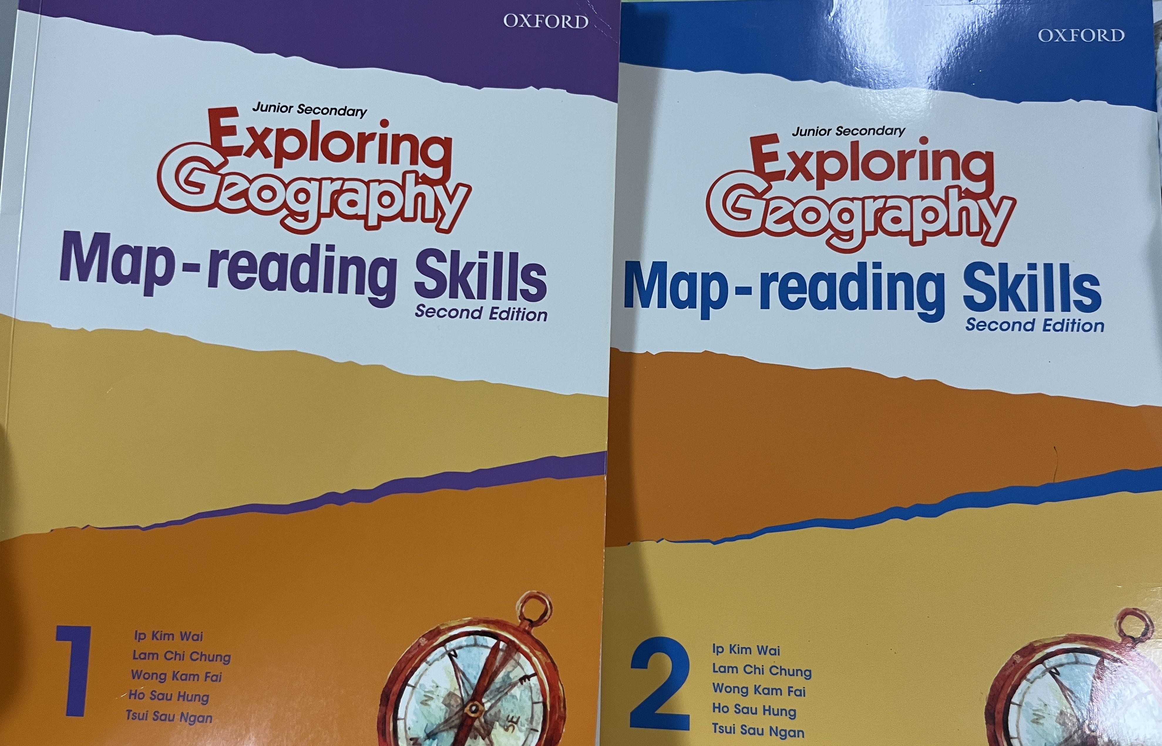 exploring geography map-reading skills 1 &2, 興趣及遊戲, 書本 & 文具, 教科書 ...