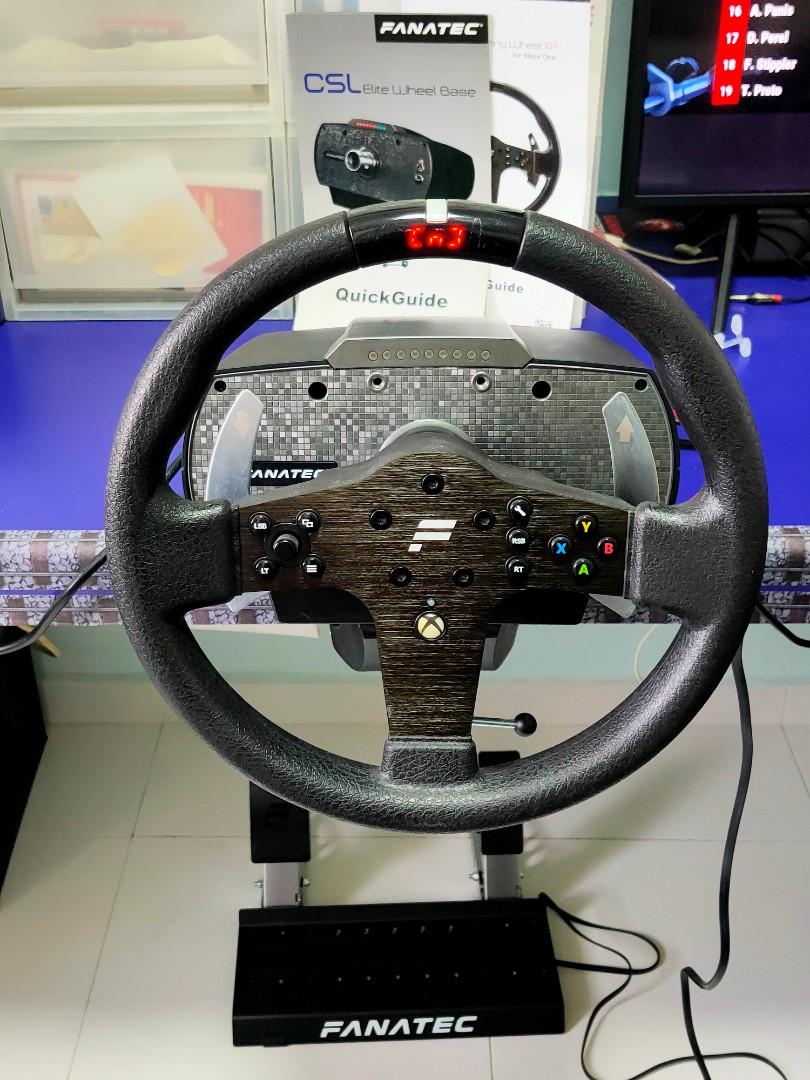 Fanatec CSL Elite Wheelbase (Xbox ver) with P1 steering and latest CSL ...