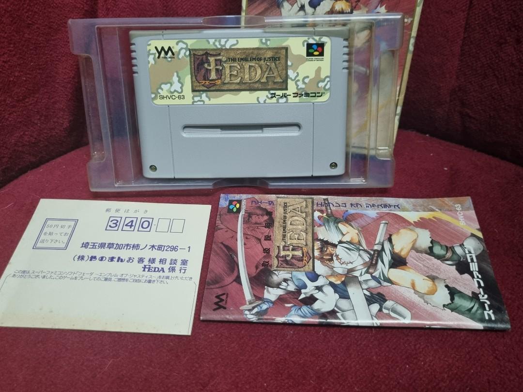 Feda The Emblem of Justice nintendo super famicom, Video Gaming, Video ...