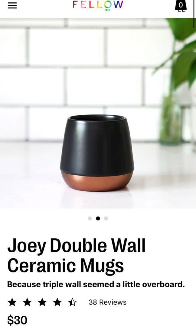 Fellow Joey Double Wall Ceramic mug - Espresso Cups, Furniture & Home ...