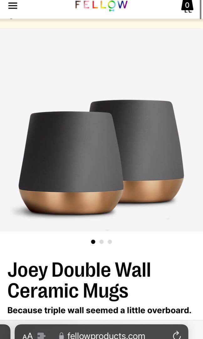 Fellow Joey Double Wall Ceramic mug - Espresso Cups, Furniture & Home ...