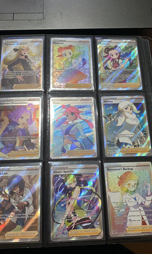 Full art Pokémon trainer Bea Blaine breeder Wally Shauna Irida mallow ...
