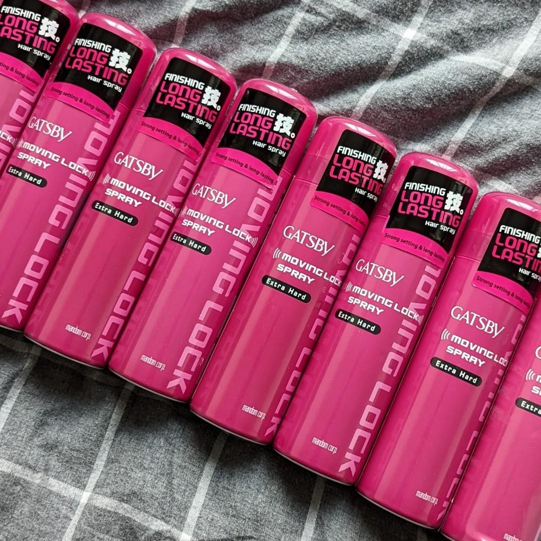 Gatsby Moving Lock Hairspray (Extra Hard), Beauty & Personal Care, Hair ...