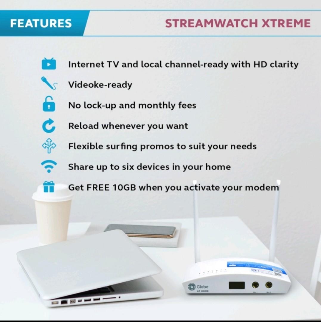 GLOBE Streamwatch Prepaid Wifi, TV & Home Appliances, Other Home ...