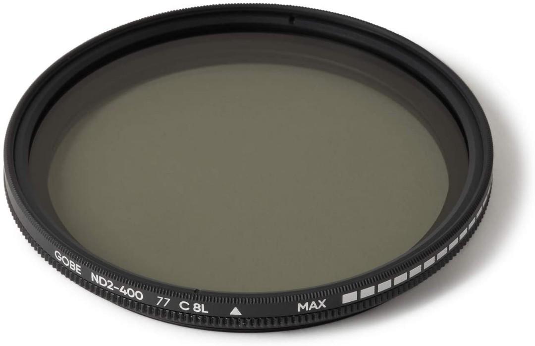 GOBE NDX 77mm Variable ND2-400 Lens Filter (1Peak), Photography, Lens & Kits on Carousell