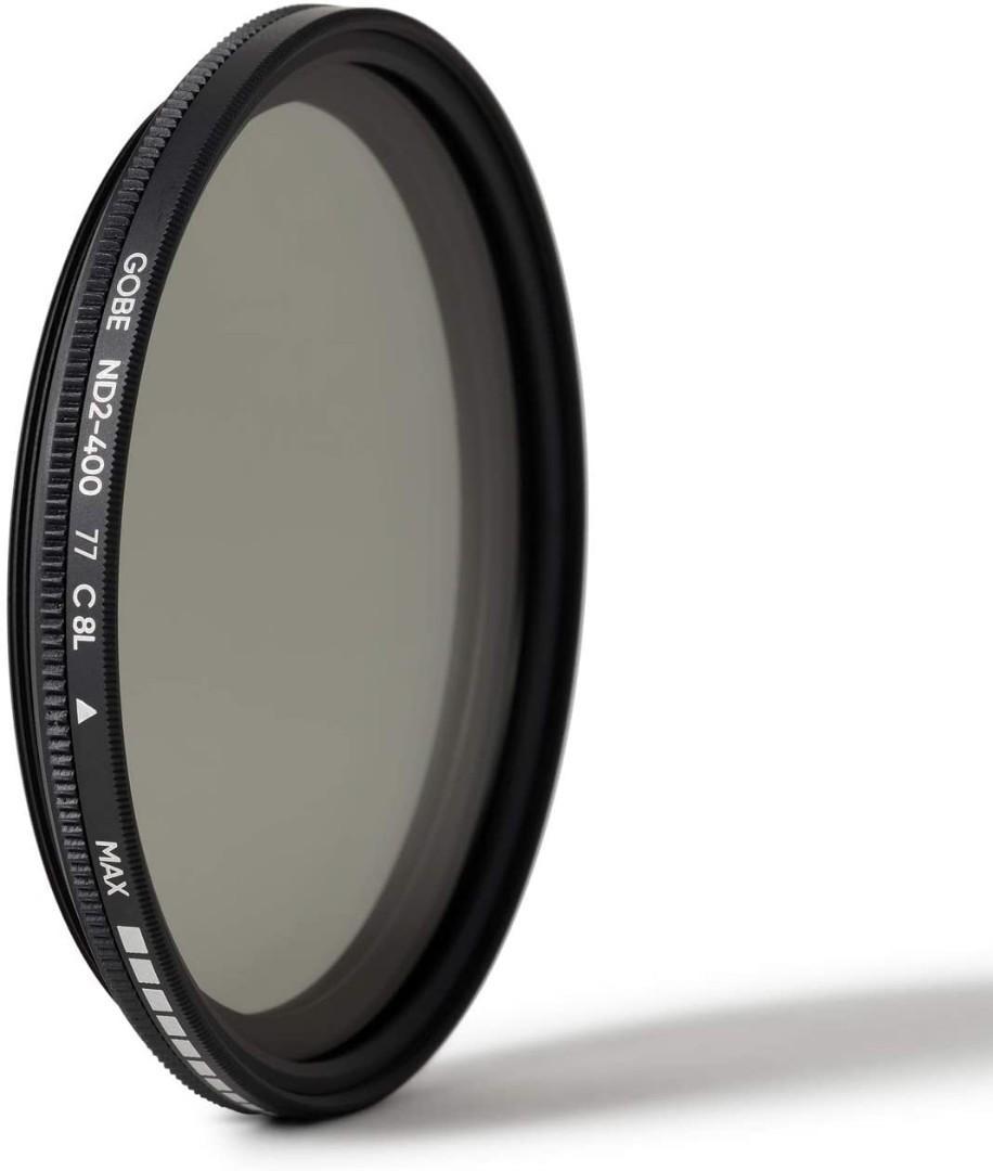 GOBE NDX 77mm Variable ND2-400 Lens Filter (1Peak), Photography, Lens ...