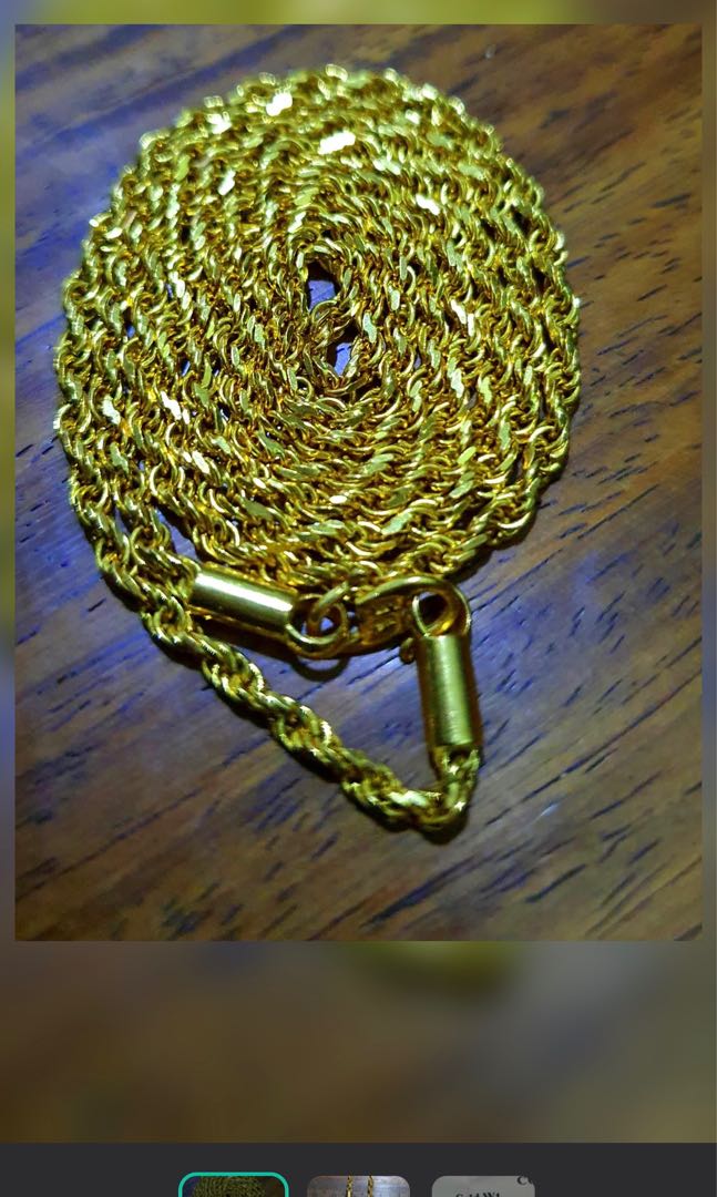 Golden Chain 916, Women's Fashion, Jewelry & Organisers, Necklaces on ...