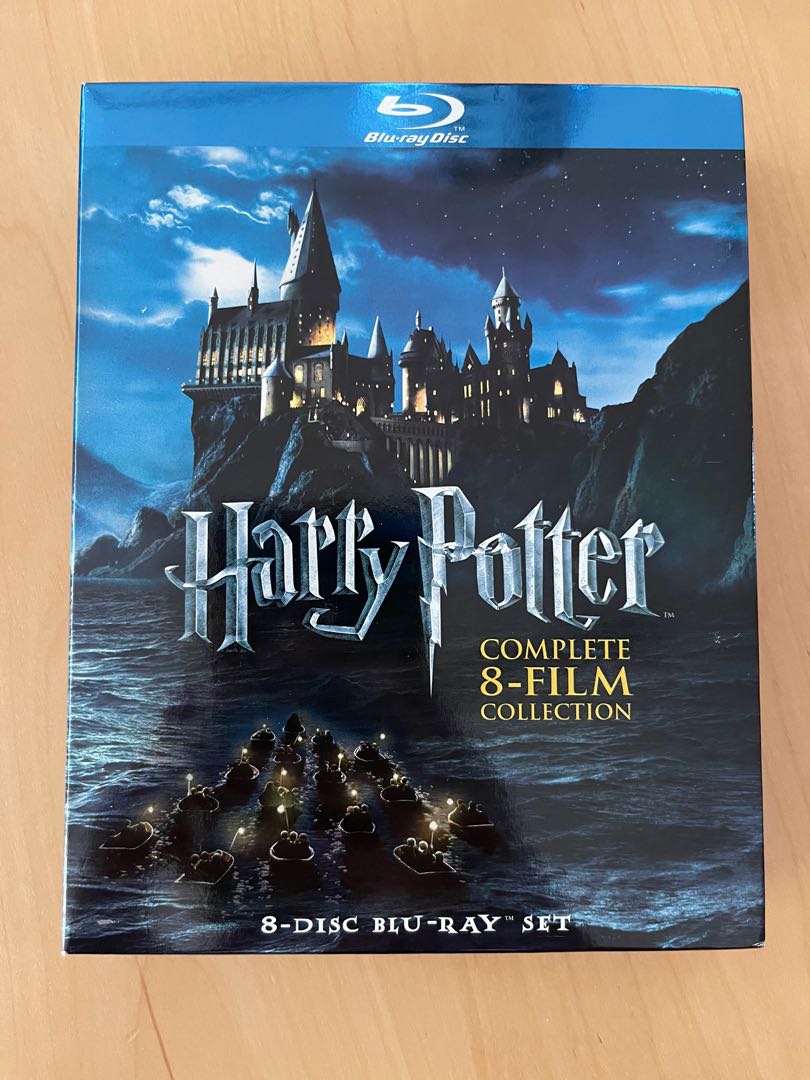 Harry Potter Complete 8 Film Collection Blu Ray, Hobbies & Toys, Music ...